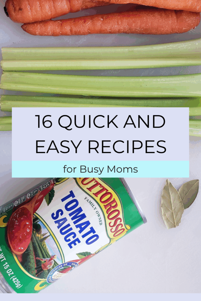 16 Quick and Easy Recipes for Busy Moms - Ora et Schola