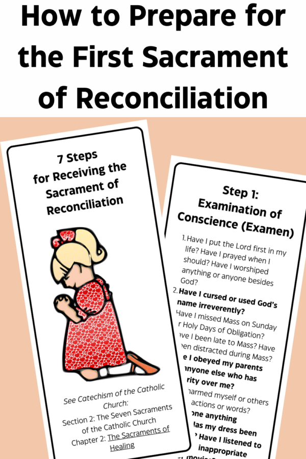 How to Prepare Children for the First Sacrament of Reconciliation - Ora ...