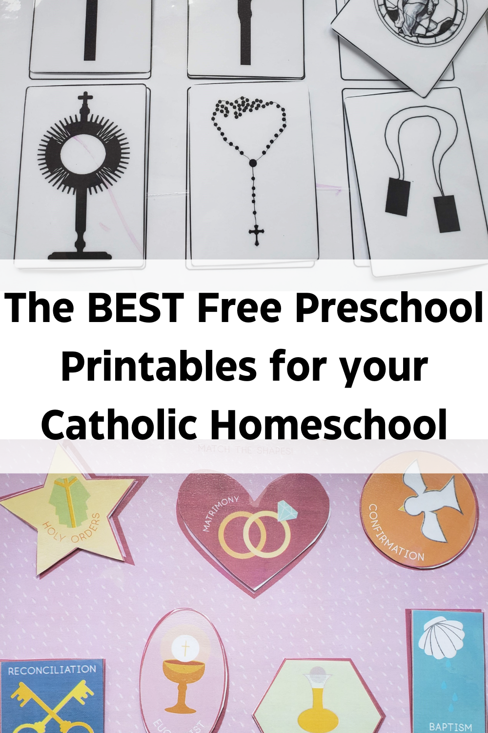 The Best Free Preschool Printables for your Catholic Homeschool - Ora ...